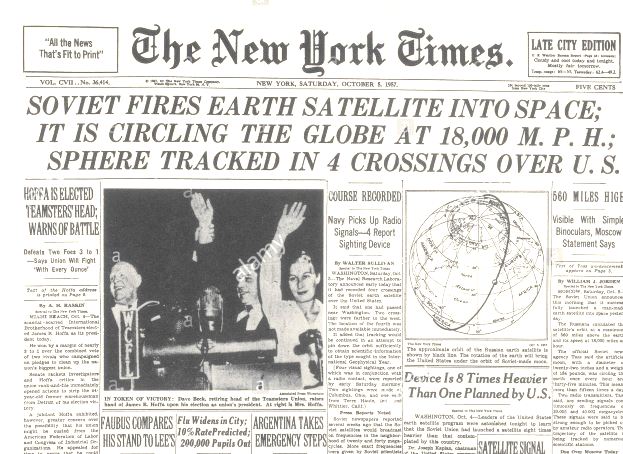 4 October 1957 – Sputnik 1 – Explaining Science
