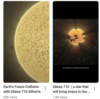 Gliese 710 – Explaining Science